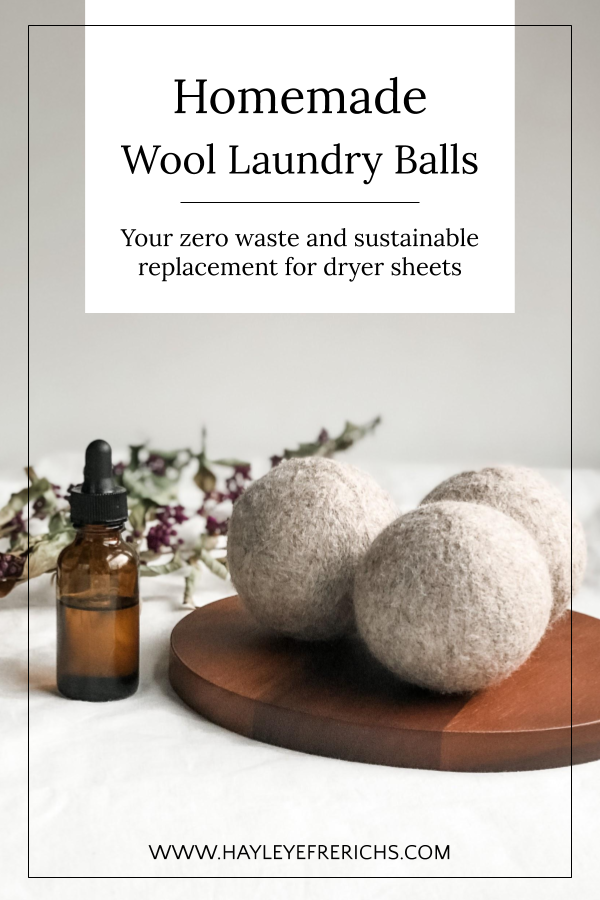DIY Low Waste Wool Dryer Laundry Balls